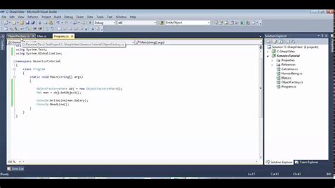 C Generic Class Example Youtube