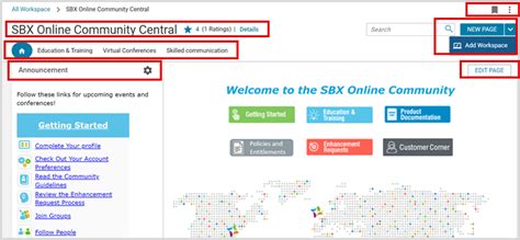 enhanced workspace page