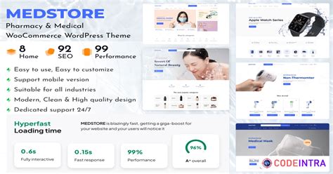 Medstore Responsive Woocommerce Wordpress Theme Codeintra