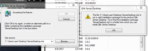 Not A Valid Installation Package Qlik Community