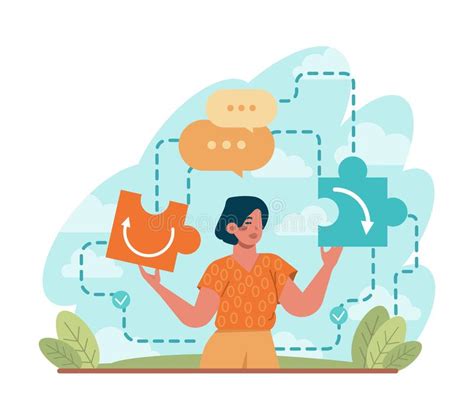 Business Merger Concept Business Acquisition Progress And Success Stock Vector Illustration