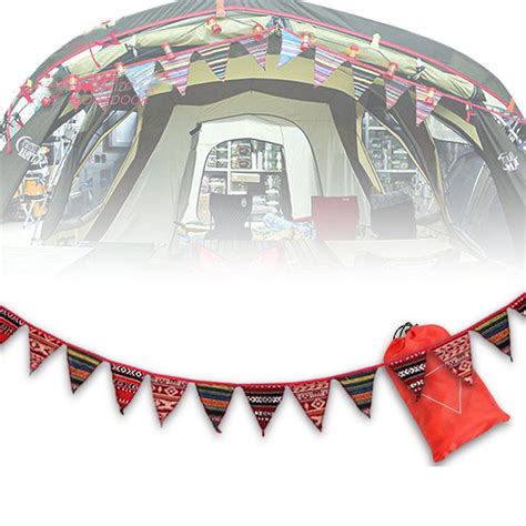 감성캠핑 가랜드 텐트꾸미기 장식 패브릭 삼각 플래그 오픈마켓 우리들쇼핑