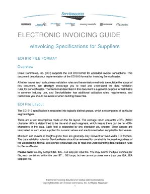 Edi Format Online Fill Online Printable Fillable Blank PdfFiller