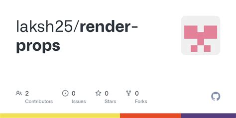 GitHub Laksh Render Props GitHub Laksh Render Props
