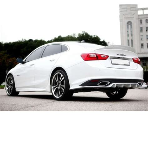 쉐보레 말리부 Xl 스포일러 2016 2019 탄소 섬유 Frp 소재 자동차 리어 트렁크 윙 R 스타일 액세서리 바디 키트