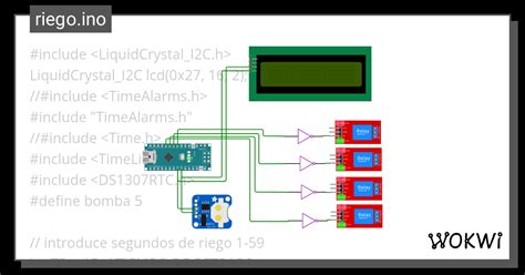 Riego Timealarms Wokwi Esp32 Stm32 Arduino Simulator