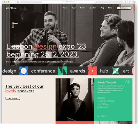 Conflux Conference And Event Theme Webful Creations Vision