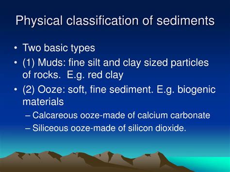 Ppt Ocean Floor Sediments 193 Powerpoint Presentation Free