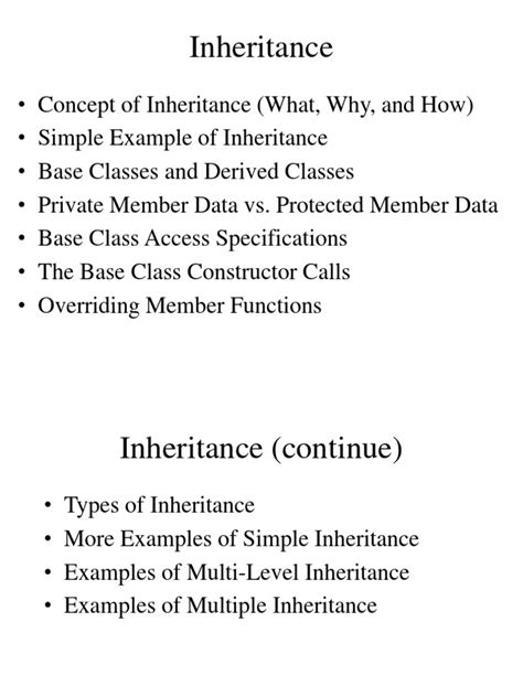 Inheritance And Inline Function Pdf Inheritance Object Oriented