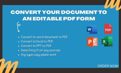 Convert Your Any Type Of Document To An Editable Fillable P By