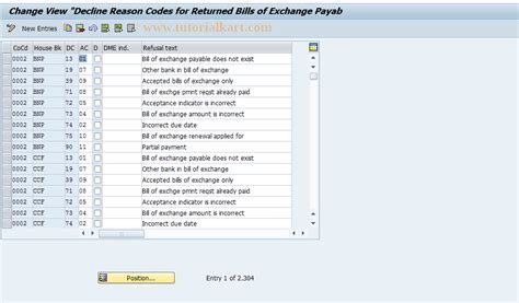 FBWS SAP Tcode C FI Maintain Table T S