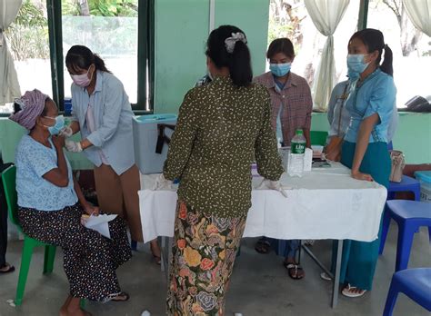 ဝမ်းတွင်းမြို့နယ်တွင်ဒေသခံပြည်သူ ၁၉၀၃ ဦးအားကိုဗစ် ၁၉ရောဂါ ကာကွယ်ဆေးများဆက်လက်ထိုးနှံပေး