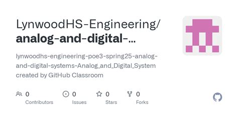 Github Lynwoodhs Engineeringanalog And Digital Systems Mark03jj Lynwoodhs Engineering Poe3