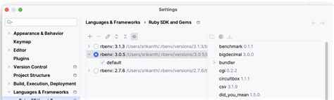 Rubymine Not Auto Switching Ruby Version Based On Ruby Version File Despite It Detecting All