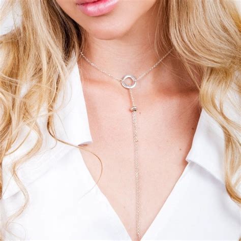 Cleavage Necklace Etsy