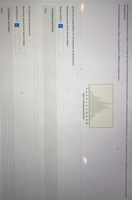 Solved Use The Bootstrap Distributions In Figure 1 To