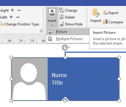 Visio Organisation Charts Further Design The IT Training Surgery