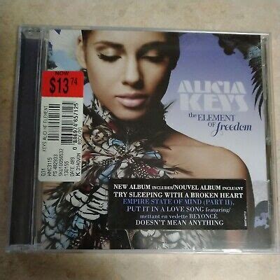 Alicia Keys Cd The Element Of Freedom Empire State Of Mind New Sealed