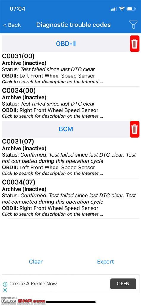 Understanding Dtc Obd2 Codes Team Bhp