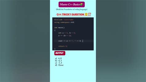 C Code 🧠 Challenge 🔂⁉️ Cpp Coding Programmingquiz Codingchallenge