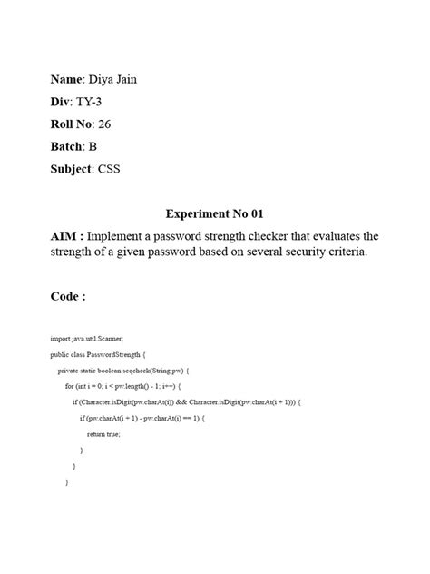 Css Expt 01 Ty3 26pdf Pdf Computer Programming Software Engineering