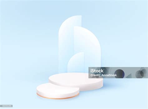 현대 아르 데코 아크와 최소한의 현대 3d 연단 지명 상 스탠드 모형 현실적인 장면 렌더링 디자인 제품 화장품 패션 스튜디오 디스플레이벡터 받침대 플랫폼 기하학적 빈
