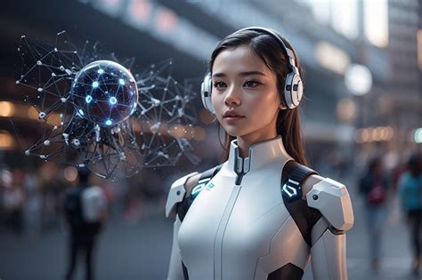 Premium Photo Ai Enhanced Language Learning Mastering Multilingualism In Futuristic Language