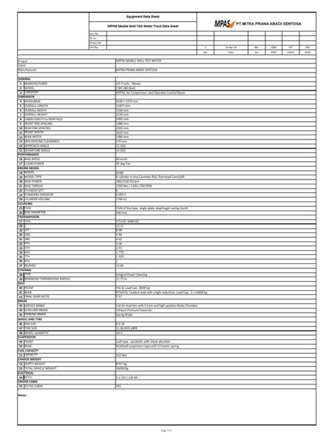 Truck Data Sheet Lumos Nissan Quester 1 Pdf Truck Brake