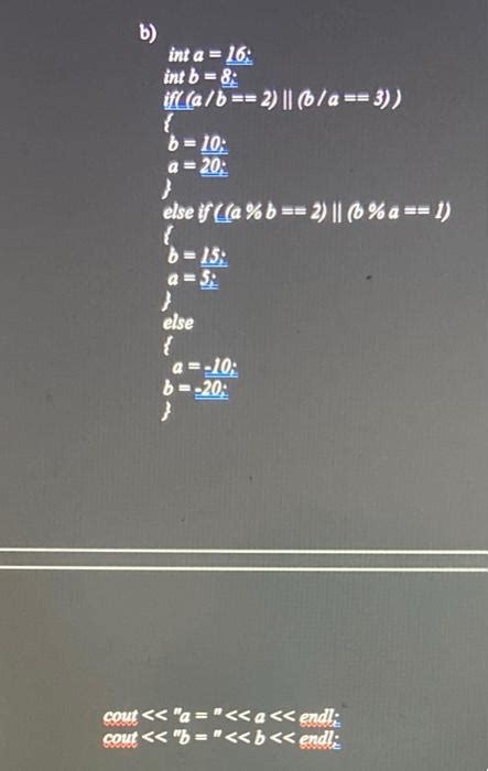 Solved 4 Predict The Output From The Following Program