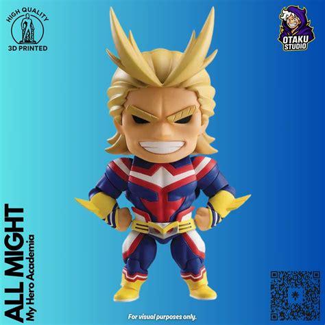 3d Printer Files 3mf File Chibi All Might 3d Model Creality Cloud