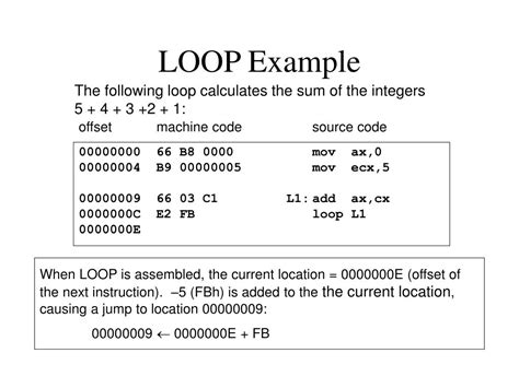 Ppt Lecture 8 Jmp And Loop Powerpoint Presentation Free Download