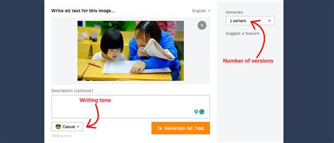 how to generate alt text with ai