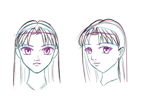 How To Draw Anime Hair Female Step By Step How To Draw Anime Hair For