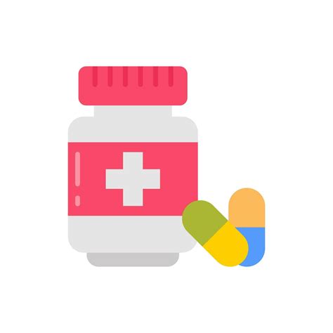 Medication Icon In Vector Illustration 27277135 Vector Art At Vecteezy
