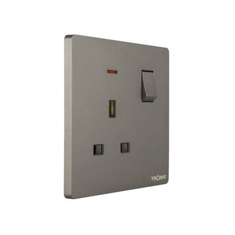 Single Switch Socket With Neon Tronic Tanzania
