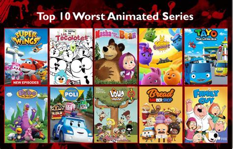 My Top 10 Worst Animated Series Monsterschool2009 By Jee9023 On Deviantart