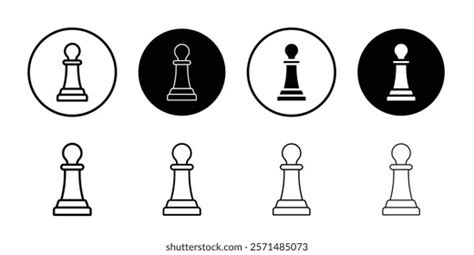Pawn Chess Piece Outline