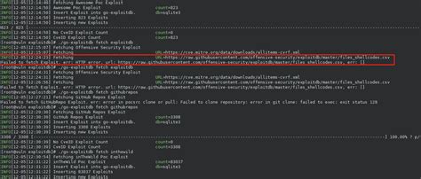 Get Exploitdb Data Error Issue Vulsio Go Exploitdb GitHub