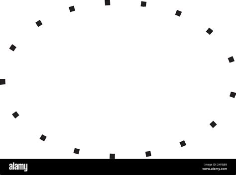 Ellipse Symbol Dotted Shape Vector Icon For Creative Graphic Design Ui