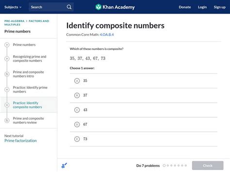 Khan Academy Identify Composite Numbers Unit Plan For 3rd 5th Grade Lesson Planet