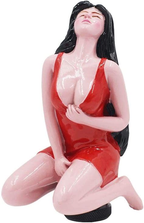 Amazon Com Sakali Sexy Girl With Long Hair Car Gear Stick Shift Shifter Knob Universal Fit For