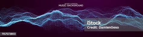 음악 추상 배경 파란색입니다 음악 음악 파도 음악 배경 이퀄라이저 벡터 개념과 음파를 보여주는 음악 이퀄라이저 3차원 형태에 대한 스톡 벡터 아트 및 기타 이미지 Istock