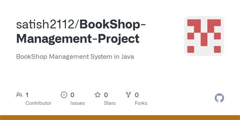 Github Satish Bookshop Management Project Bookshop Management System In Java
