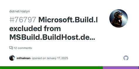 Microsoftbuildlocator Excluded From Msbuildbuildhostdepsjson File When Building With Net