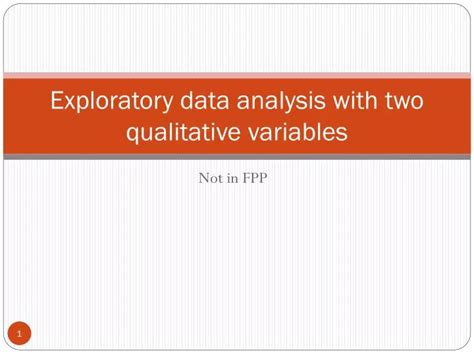 PPT Exploratory Data Analysis With Two Qualitative Variables PowerPoint Presentation ID 2984272