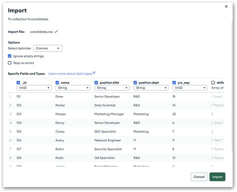 Importing And Exporting Data In Mongodb Compass Simple Talk