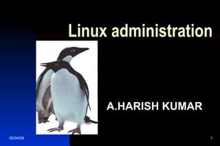 Linux Administration Ppt