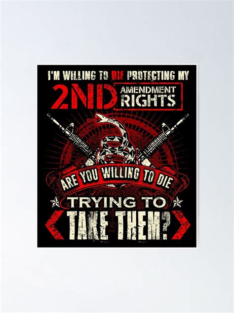 Graphic 2nd Amendment Pro Gun Poster By Ariellasimmons8 Redbubble