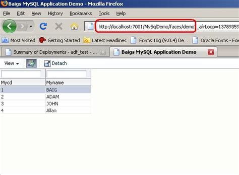 Zeeshan Baigs Blog Deploying Mysql Based Adf Application To Weblogic