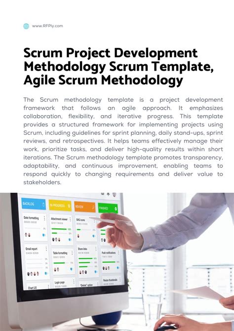 Scrum Project Development Methodology Scrum Template Agile Scrum Methodology Rfply Proposal